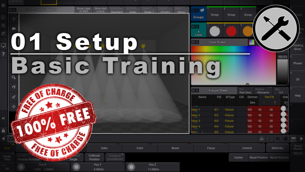 Setup – grandMA3 Training